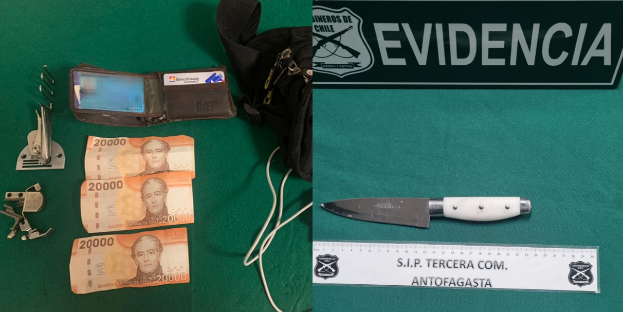 Carabineros De La 3ª Comisaría De Antofagasta Detiene A Dos Sujetos Por